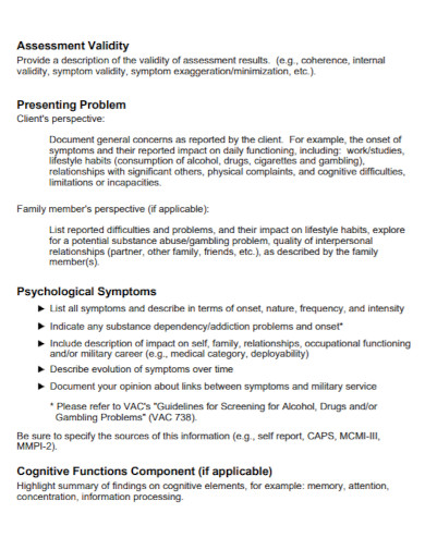 Psychological Assessment - 10+ Examples, Format, Pdf | Examples