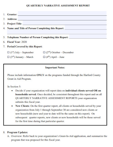 Narrative Assessment - 10+ Examples, Format, Pdf | Examples