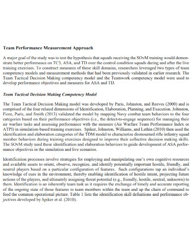 Team Performance Assessment - 9+ Examples, Format, Sample | Examples