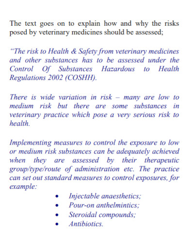 8+ Veterinary Risk Assessment Examples [ Animals, Covid-19, Vaccination ...