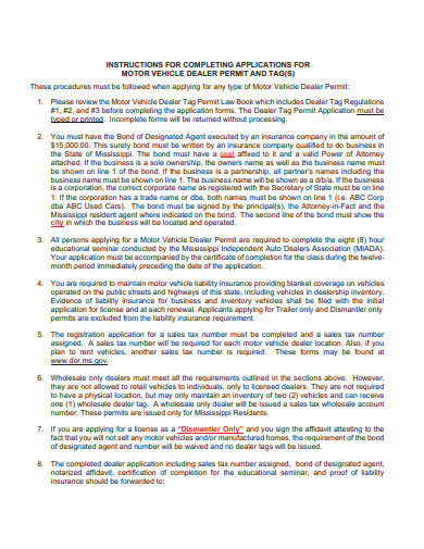 Automobile Dealer Agreement - 9+ Examples, Format, Pdf | Examples