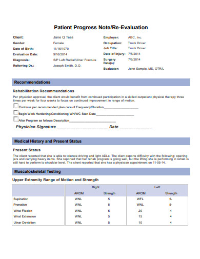 10+ Patient Progress Note Examples [Nursing, Death, Psychiatrics ...