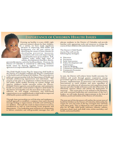 Health Action Plan - 10+ Examples, Format, Pdf | Examples