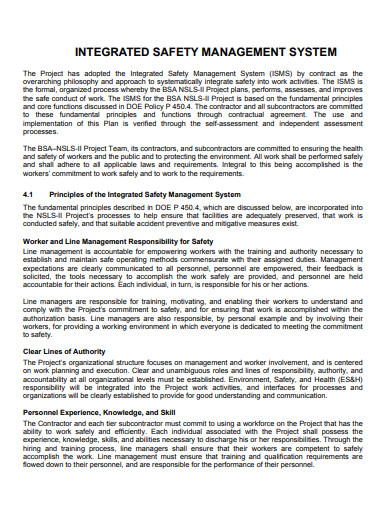10+ Project Safety Management Plan Examples in PDF | DOC | Examples