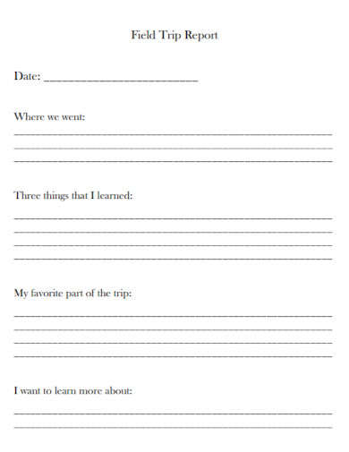 10 Field Trip Report Examples Data Foreign Agricultural Examples
