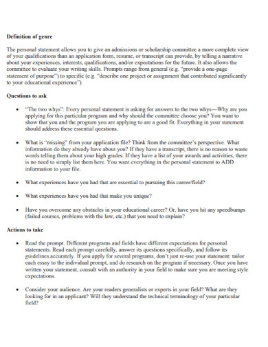 Scholarship Statement of Purpose - Examples, Format, How to Write, Pdf