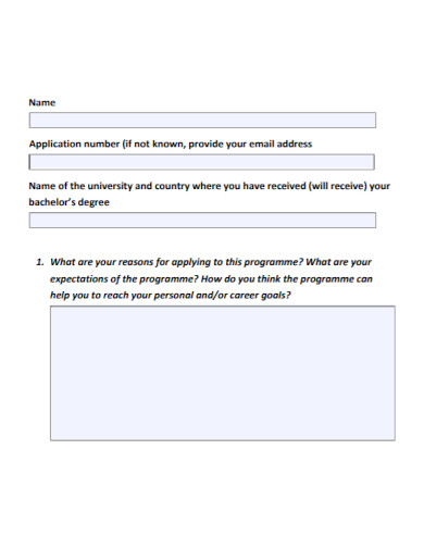 University Statement of Purpose - 5+ Examples, Format, Pdf | Examples