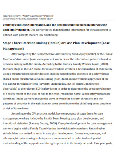 Family Assessment - 10+ Examples, Format, Pdf | Examples