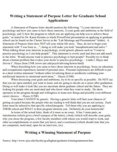 SOP Statement of Purpose - 10+ Examples, Format, Pdf | Examples