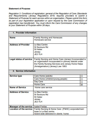 Nursing Statement of Purpose - 10+ Examples, Format, Pdf | Examples