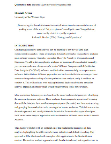 22+ Qualitative Data Example - PDF, DOCS | Examples