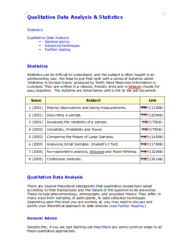 22+ Qualitative Data Example - PDF, DOCS | Examples