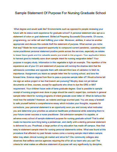 SOP Statement of Purpose - 10+ Examples, Format, Pdf | Examples