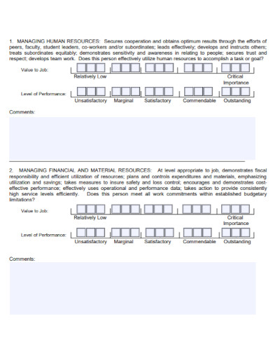 Co-Worker Evaluation - 5+ Examples, Format, Pdf | Examples