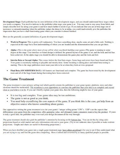 10+ Game Development Proposal Examples [ Project, Simulation, Adventure ...