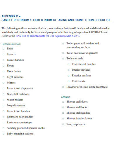 3+ Toilet Cleaning Checklist Examples in PDF | Examples