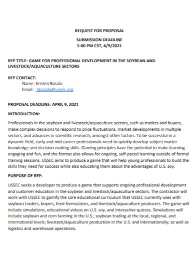 10+ Game Development Proposal Examples [ Project, Simulation, Adventure ...