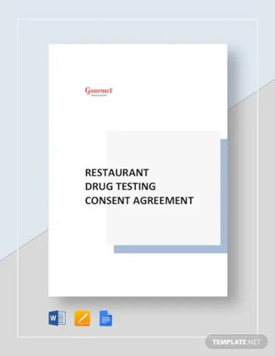 Drug Testing Consent Agreement - 5+ Examples, Format, Pdf | Examples