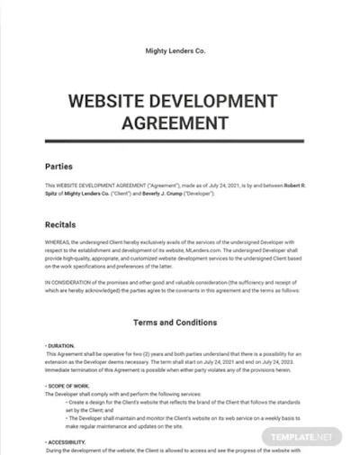 Website Examples - MS Word, Google Docs, Pages, PDF | Examples