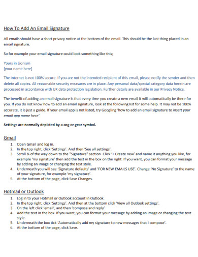 34+ Signature Examples in PDF, DOCS | Examples