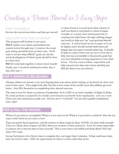 Vision Board - 100+ Examples, Format, How to Make, Pdf