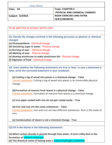 Chemical Energy - 100+ Examples, How to Discern, PDF