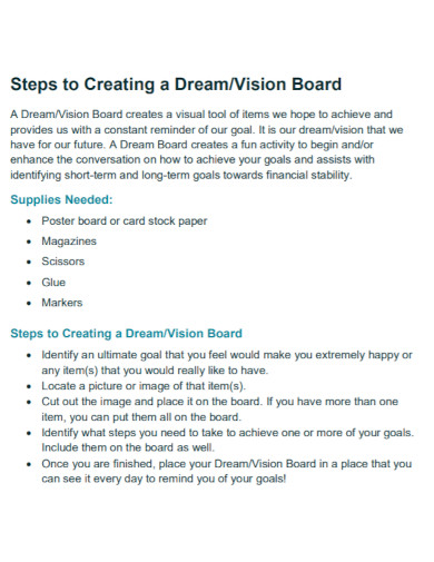 Vision Board - 100+ Examples, Format, How to Make, Pdf