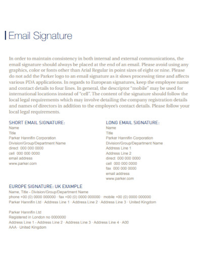 34+ Signature Examples in PDF, DOCS | Examples