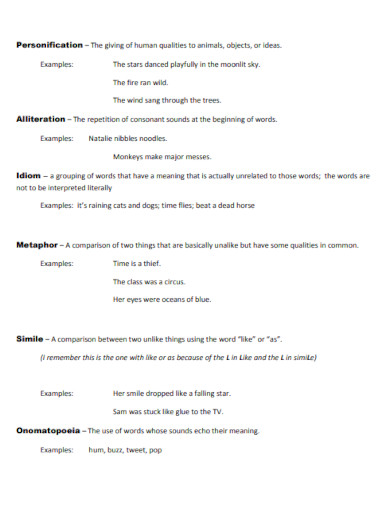 37+ Personification Definition and Examples - PDF, Docs | Examples