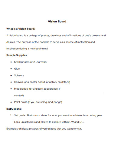 Vision Board - 100+ Examples, Format, How to Make, Pdf