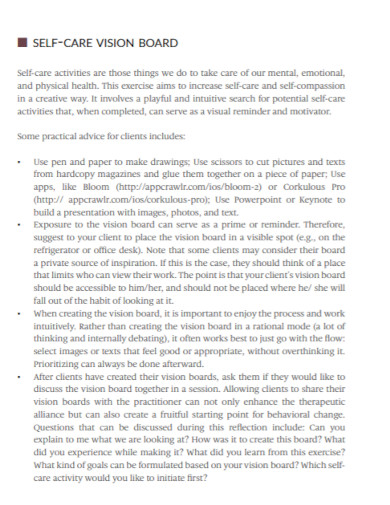 Vision Board - 100+ Examples, Format, How to Make, Pdf