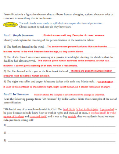 37+ Personification Definition and Examples - PDF, Docs | Examples