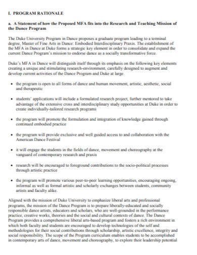 10+ Dance Proposal Examples [ Film, Student, Music ] | Examples