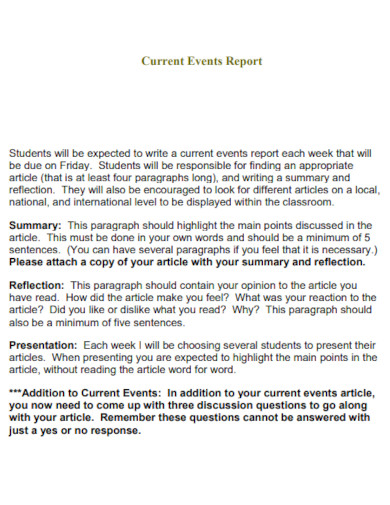 Event Report - 10+ Examples, Format, Pdf | Examples