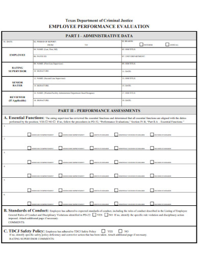 Employee Performance Evaluation Report - 6+ Examples, Format, Pdf
