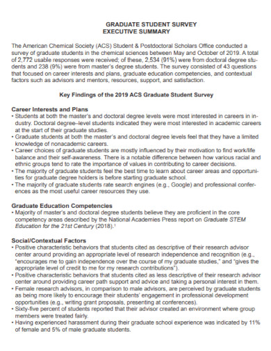 Student Survey Report - 10+ Examples, Format, Pdf | Examples