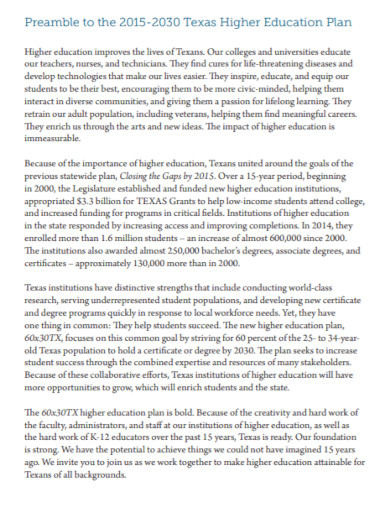 10+ Educational Strategic Plan Examples [ College, University ...