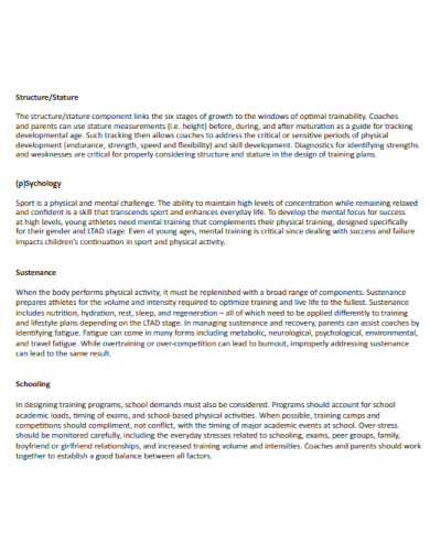 Long-Term Training Plan - 5+ Examples, Format, Pdf | Examples