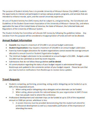 Annual Travel Budget - 4+ Examples, How to Write, Format, Pdf