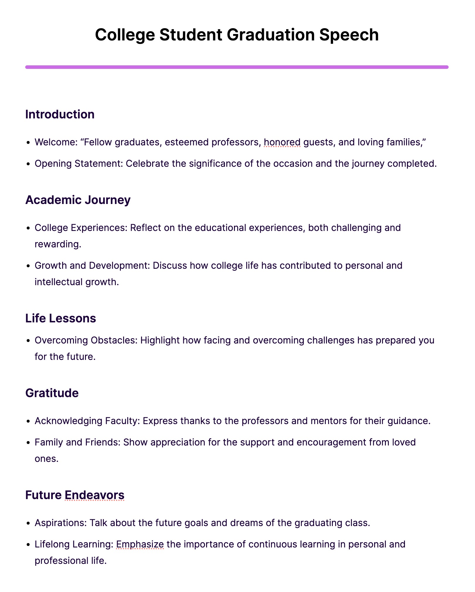 Student Graduation Speech - 14+ Examples, Format, Sample