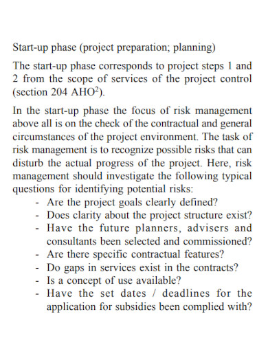 7+ Construction Project Risk Management Plan Examples in MS Word ...