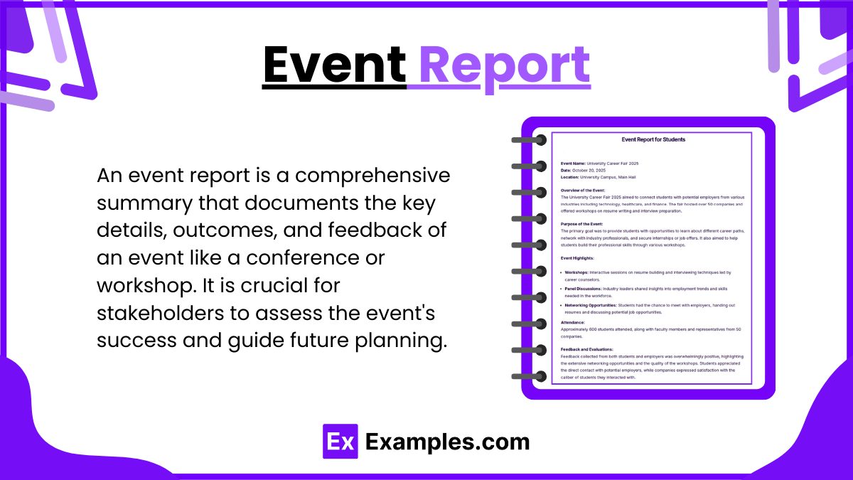 Event Report – 9+ Examples, Format, How to Write, How to Create, Tips, Pdf