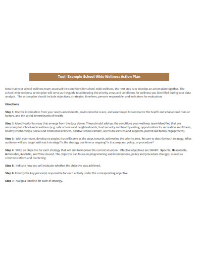 10+ Wellness Action Plan Examples [ Recovery, Health, Public ] | Examples