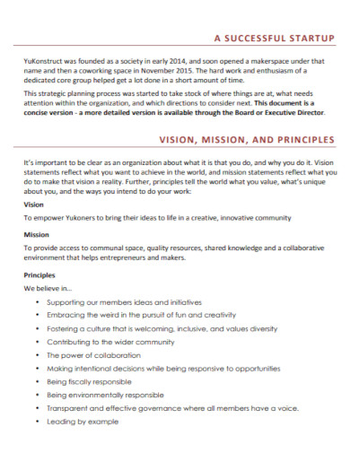 10+ Startup Strategic Plan Examples [ Business, Company, School ...