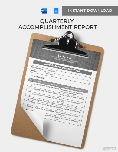 Accomplishment Report - 15+ Examples, Format, Pdf | Examples