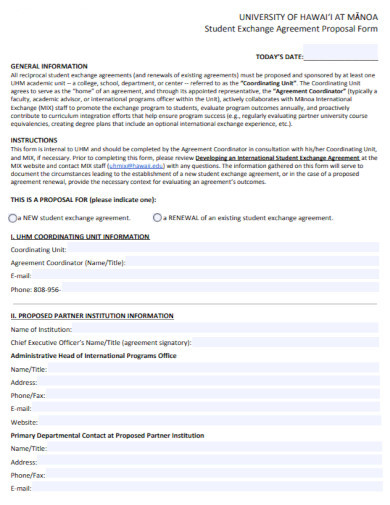 10+ Student Exchange Agreement Examples [ University, School ...