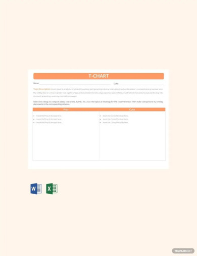 T Chart - Examples, PDF | Examples