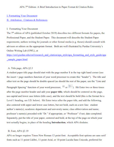 APA 7 - Example, Format, PDF | Examples