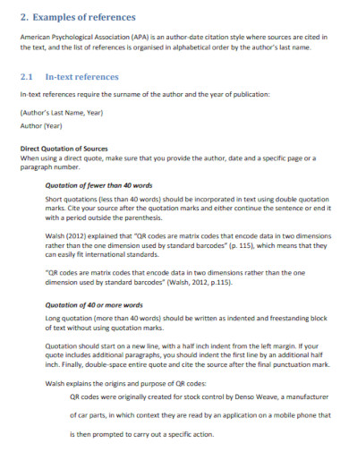 APA 7 - Example, Format, PDF | Examples