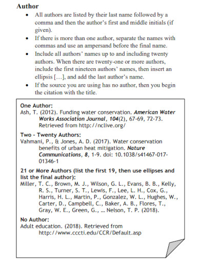 APA 7 - Example, Format, PDF | Examples